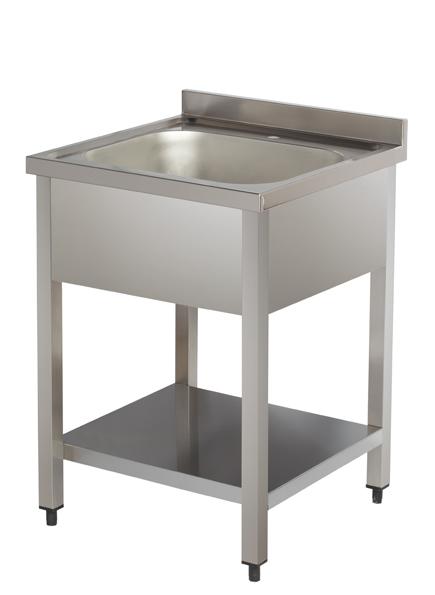 SINGLE BOWL SINK 70x70 cm • ALPHA KITCHEN FACTORY