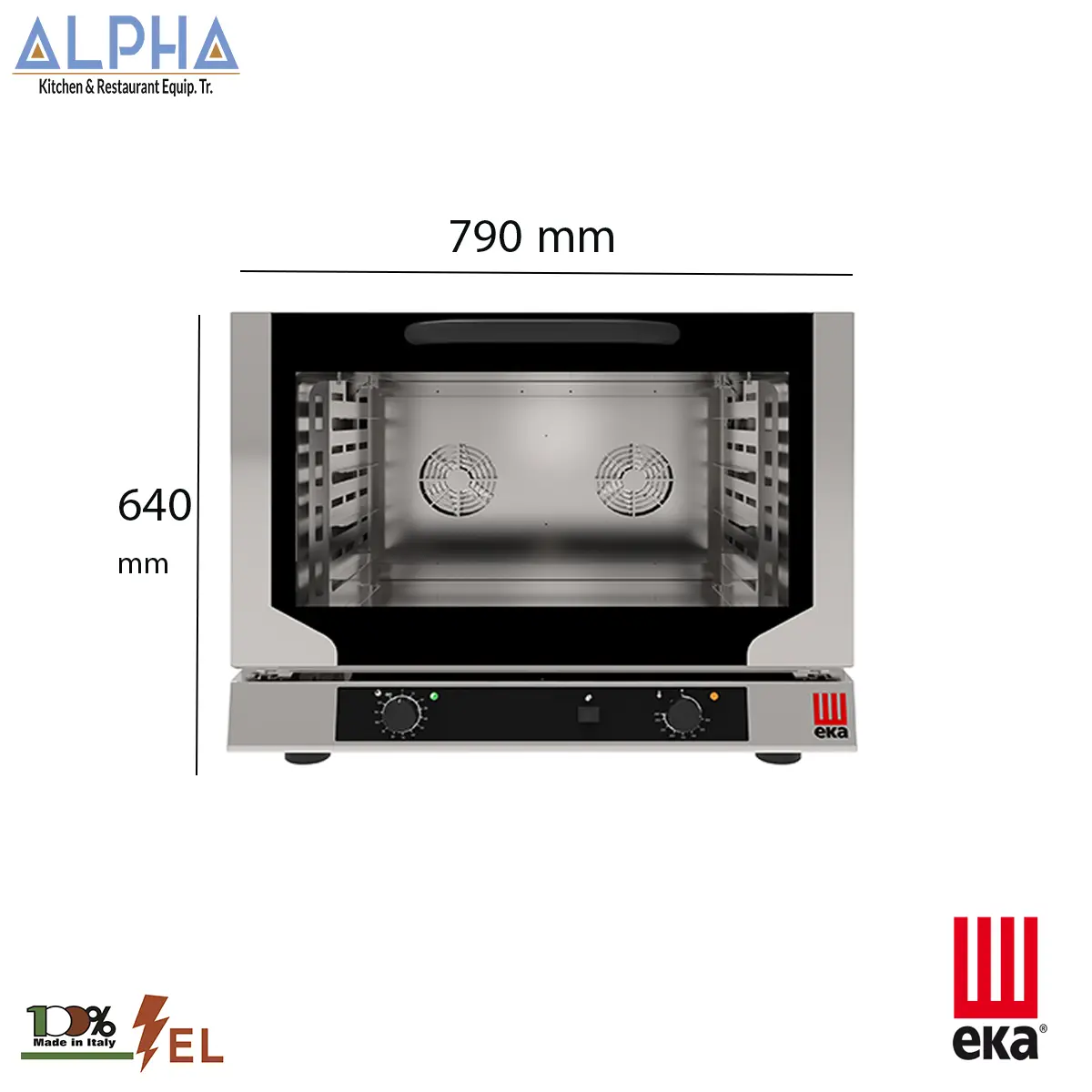 Convection Oven EKA | Convection Oven | Alpha Kitchen