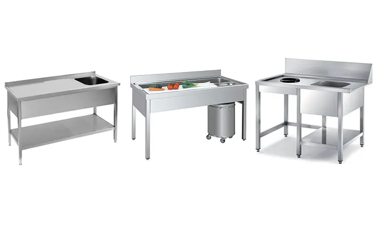 Sinks | Stainless Steel Fabrication | Alpha Kitchen