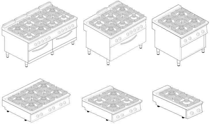 Cooker Ranges & Stoves | Cooking Equipment | Alpha Kitchen