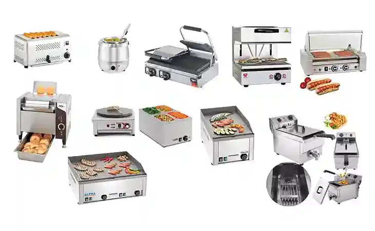 Fast Food Kitchen Equipment in Dubai, UAE | Snack & Fast Food Equipment