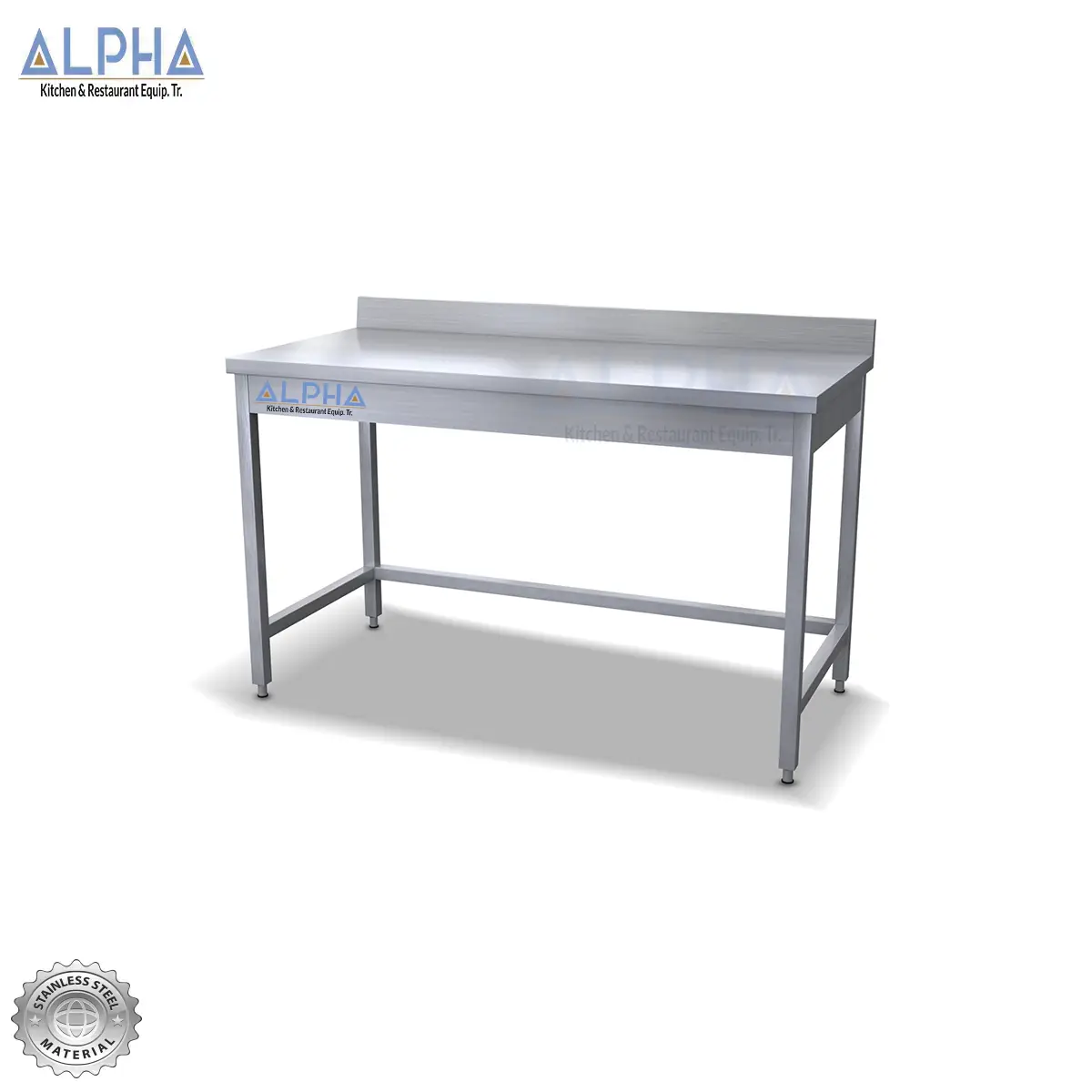 Work Table No Shelf + No Splash | Alpha Kitchen Factory