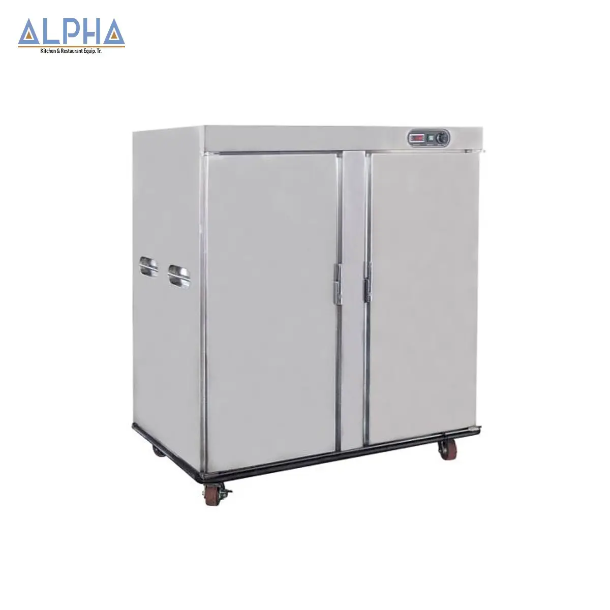 Food Warmer Cart With Two Doors | ALPHA Kitchen UAE