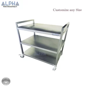 GN Service Trolley 1/1 | Stainless Steel Service Trolleys | UAE