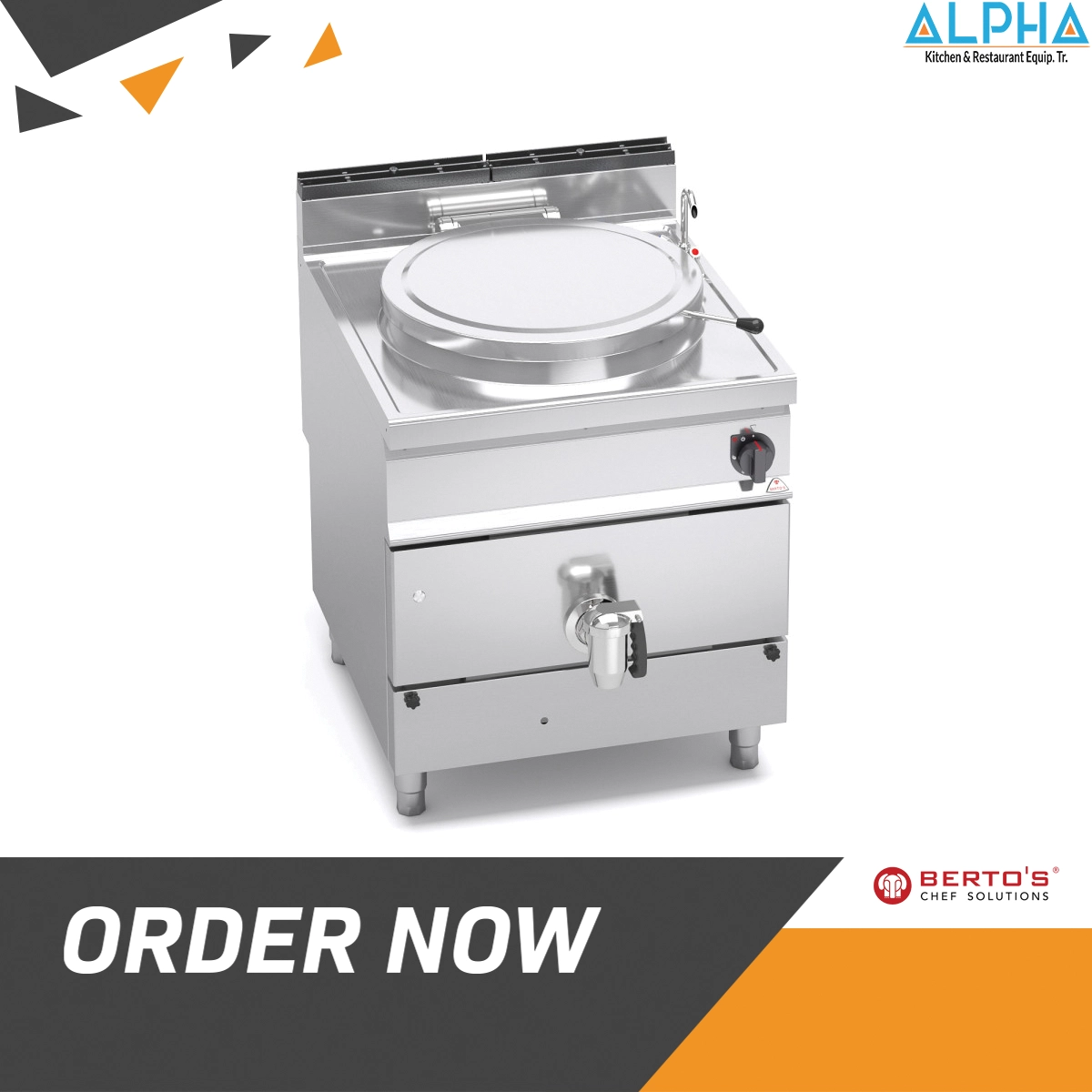 GAS BOILING PAN 150L | Bertos | ALPHA Kitchen