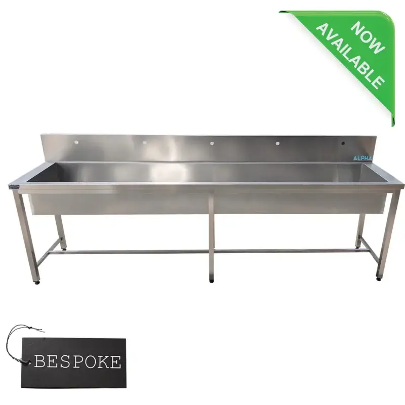 Stainless Steel Washing Sink Alpha Kitchen Equipment